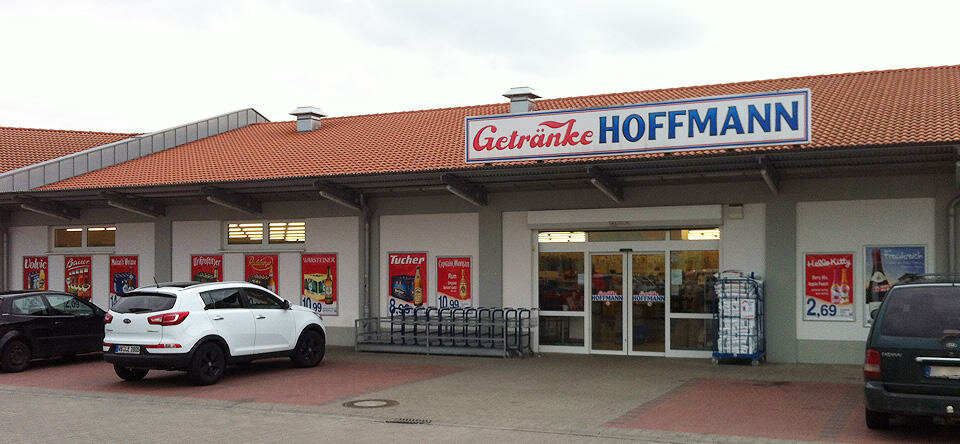 Bira dükkanı Getränke Hoffmann, Saksonya‑Anhalt, foto