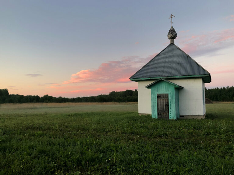 Ortodoks kiliseleri Часовня, Kargopol, foto