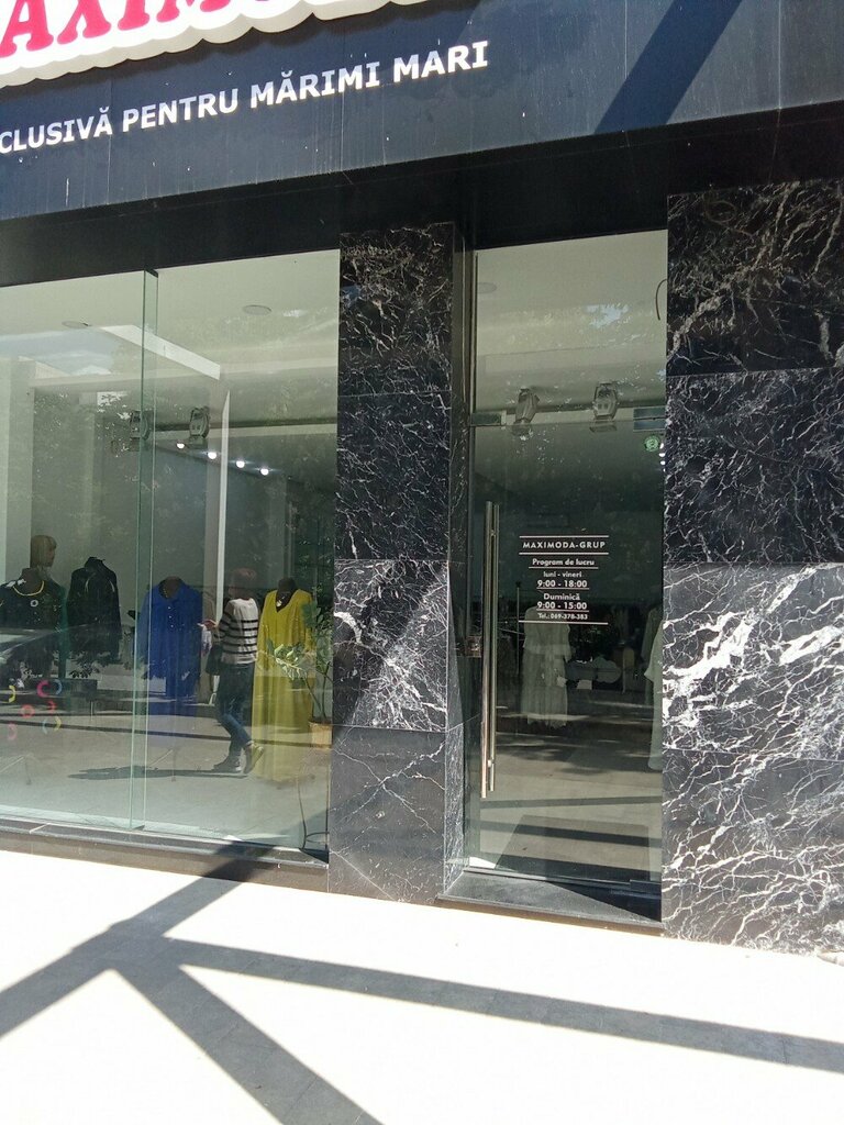 Giyim mağazası Maximoda Group, Kişinev, foto