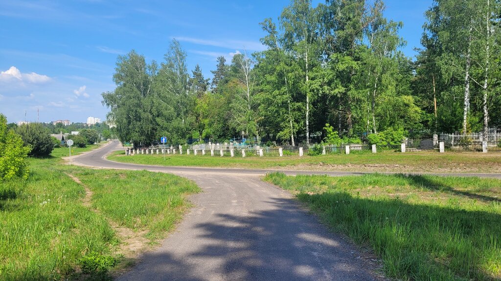 Mezarlıklar Lučoskija mohilki, Vitebsk, foto