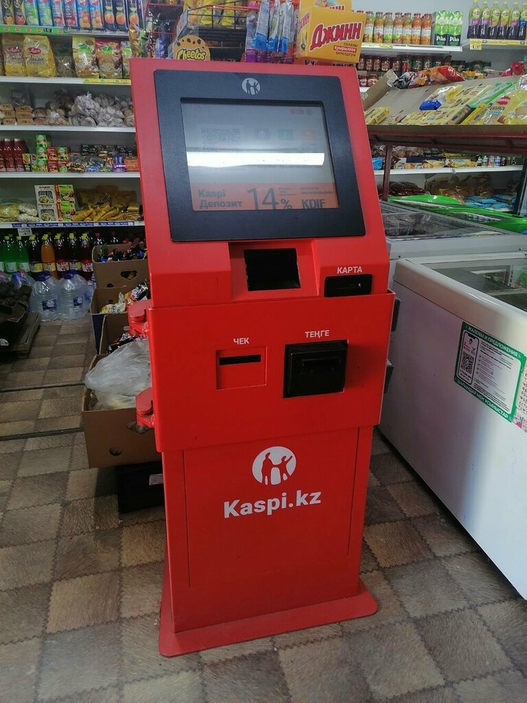 Ödeme terminali Kaspi Bank, Aktöbe, foto