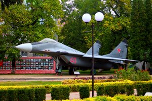 Самолёт МиГ-29 (Krasnodar Territory, Kurganinsk), teknoloji anıtı  Kurganinsk'ten