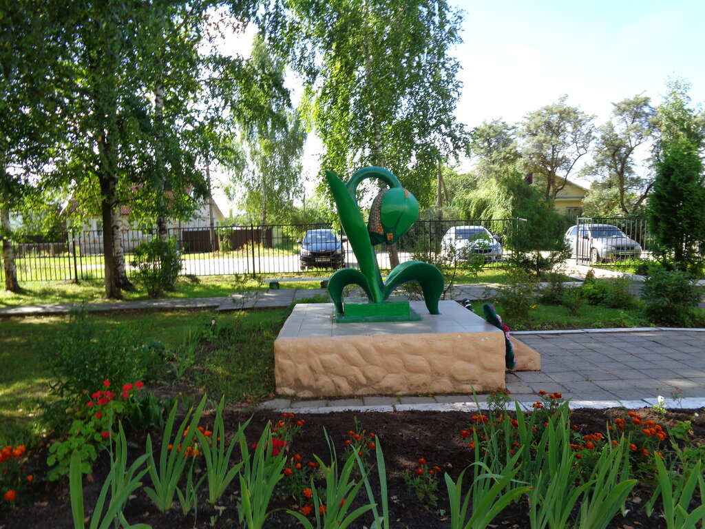 Anıt, heykel Детям, погибшим во время войны, Brianskaya oblastı, foto