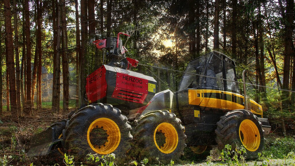 Orman işleri Herzog Forsttechnik AG, Fribourg, foto