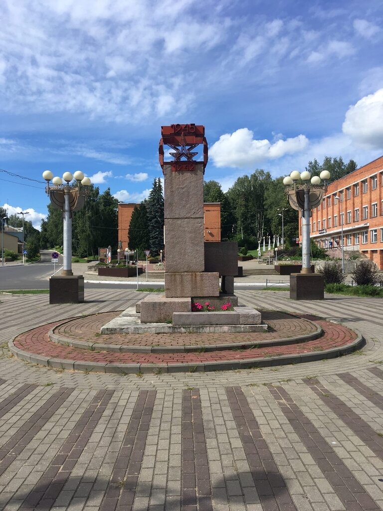 Anıt, heykel Участникам Великой Отечественной войны, Brianskaya oblastı, foto