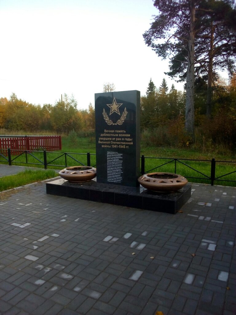 Anıt, heykel Мемориальный комплекс погибшим воинам Великой Отечественной войны, Kirovskaya oblastı, foto