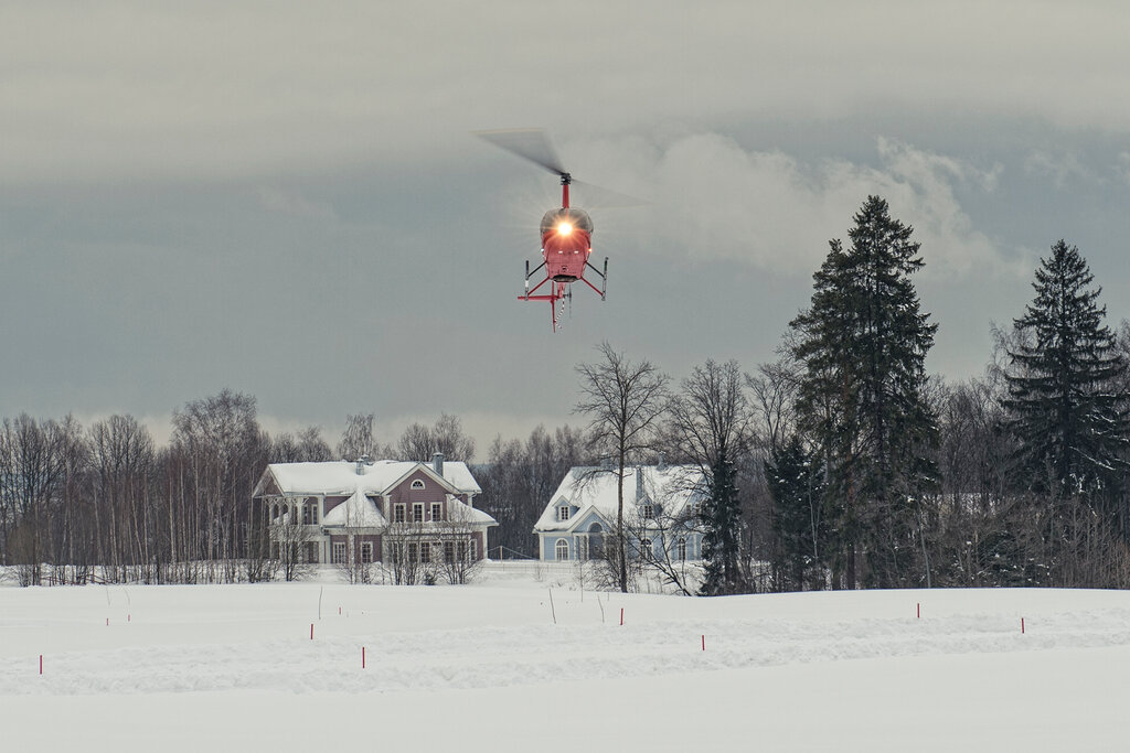 Helikopter pisti вертолётная площадка Отель Целеево, Moskova ve Moskovskaya oblastı, foto