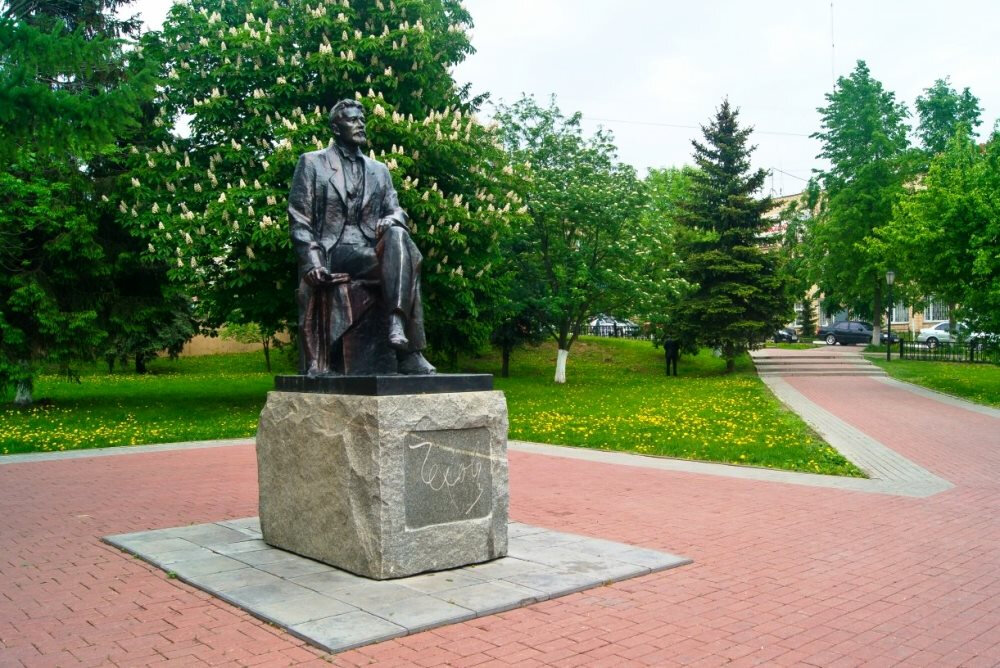 Kültür ve eğlence parkları A. P. Chekhova Boulevard, Çehov, foto