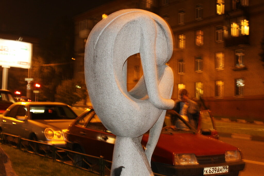 Anıt, heykel Галатея Нагорная, Moskova, foto