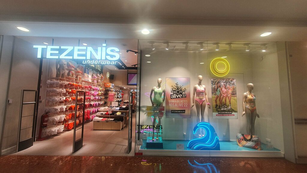 Giyim mağazası Tezenis, Lizbon, foto