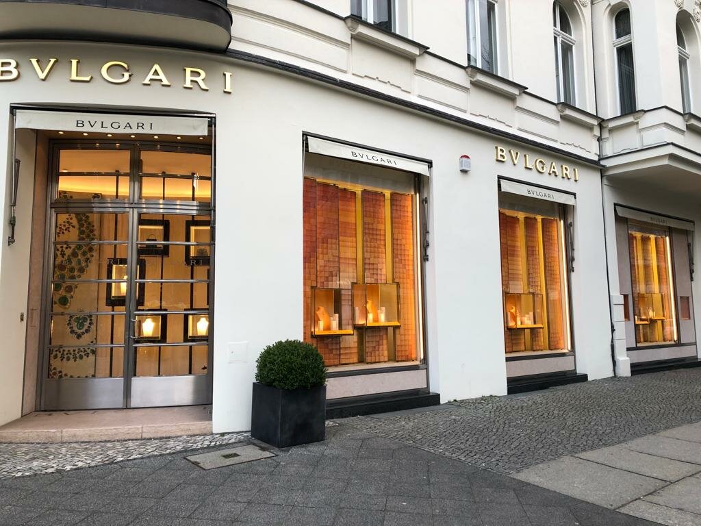 Kozmetik ve parfümeri mağazaları Bvlgari, Berlin, foto