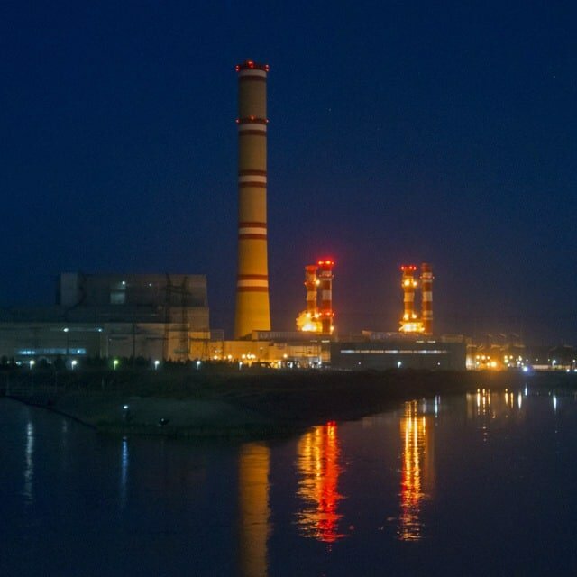 Elektrik santrali Talimarjan Thermal Power Plant, Kaşkaderya eyaleti, foto