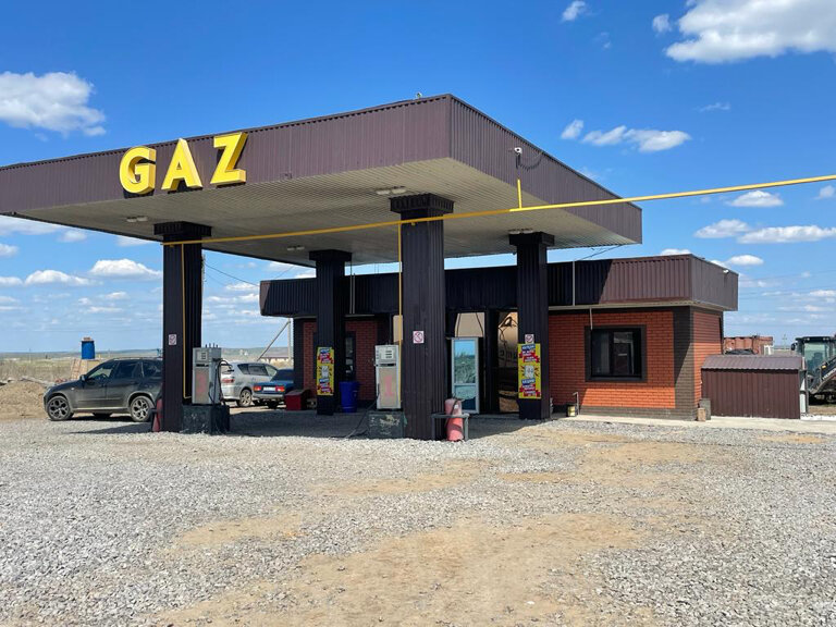 Benzin istasyonu Gas station, Aktöbe, foto