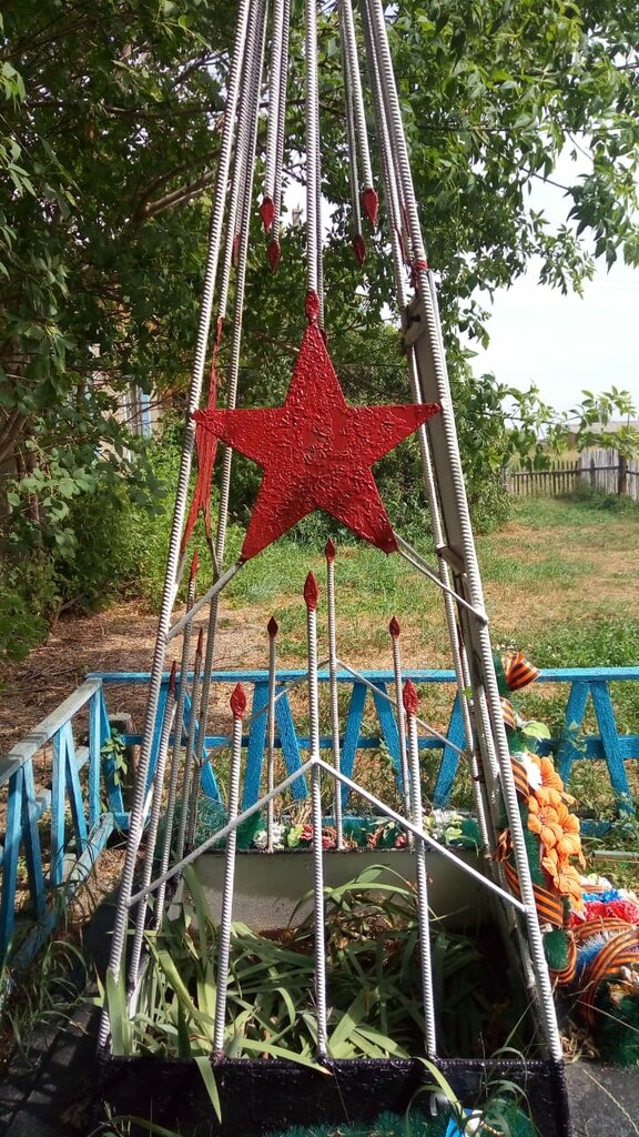 Anıt, heykel Обелиск воинам-землякам, павшим в годы Великой Отечественной войны, Omskaya oblastı, foto