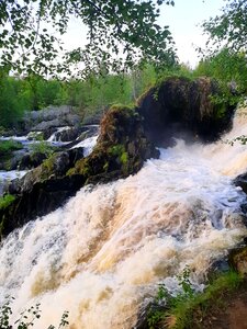 Waterfall (Murmansk Region, Pechengskiy munitsipalny okrug, posyolok gorodskogo tipa Nikel), şelale  Murmanskaya oblastından