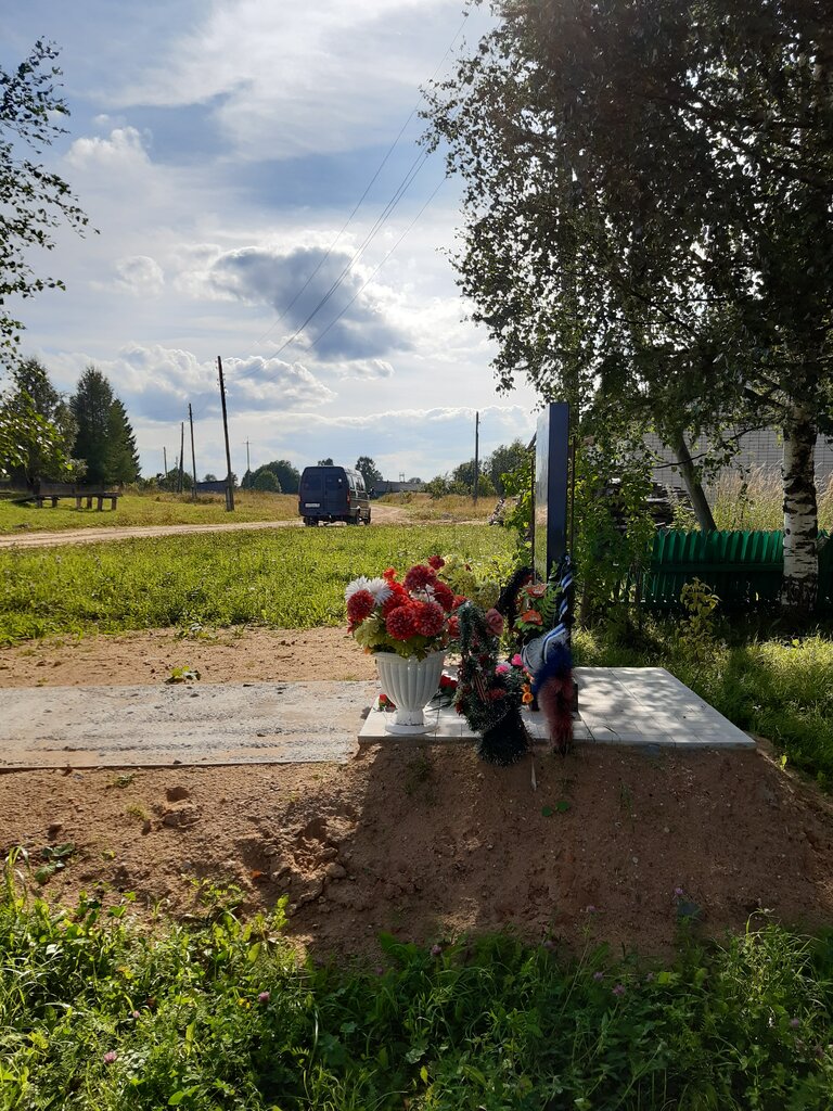 Anıt, heykel Воинам-землякам, погибшим на фронтах Великой Отечественной войны, Vologodskaya oblastı, foto