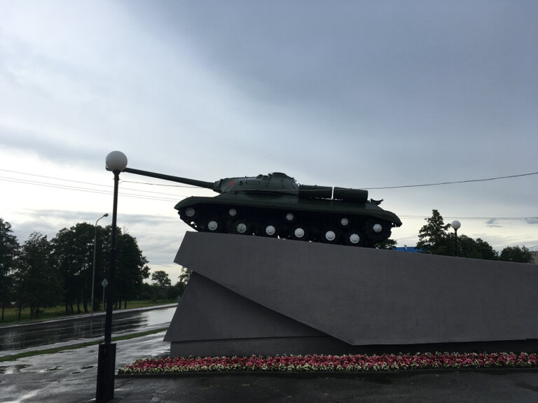 Teknoloji anıtı Танк ИС-3, Dobruş, foto