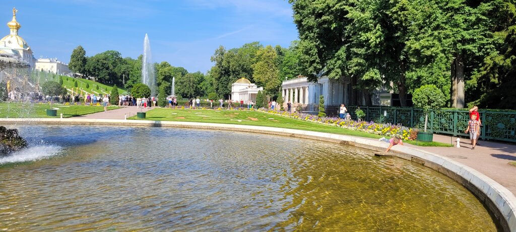 Seyir terası Observation deck, Peterhof, foto
