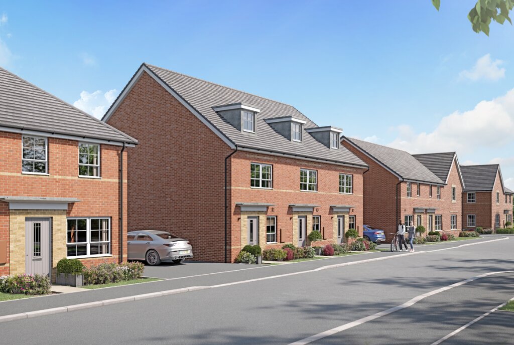 Arazi dizisi Barratt Homes - Brue Place, İngiltere, foto
