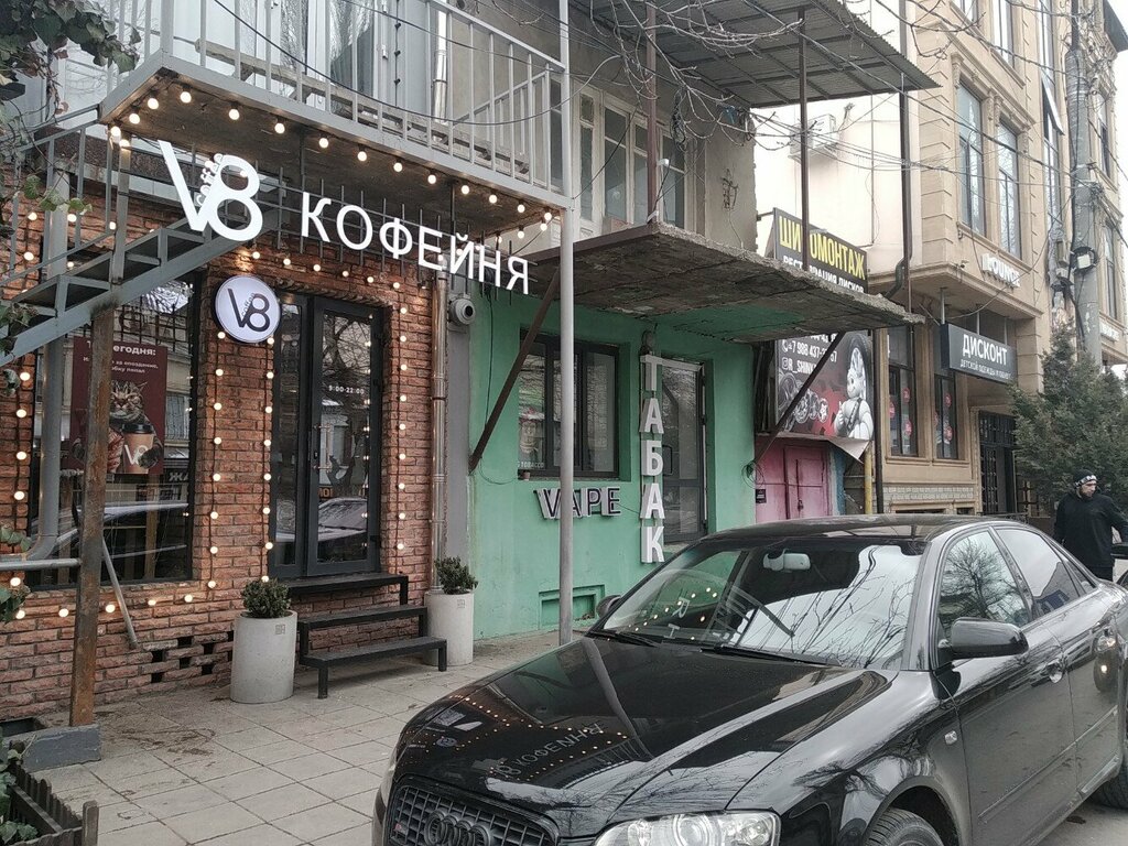 Kahve dükkanları V8, Makhachkala, foto