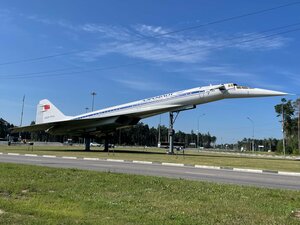 Сверхзвуковой пассажирский самолëт Ту-144 (Moscow Region, Zhukovsky), teknoloji anıtı  Jukovski'den