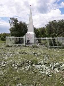 Мемориал Гражданской войны (Samara Region, Pokhvistnevskiy rayon, selskoye poseleniye Novoye Mansurkino, selo Sosnovka), anıt, heykel  Samarskaya oblastından