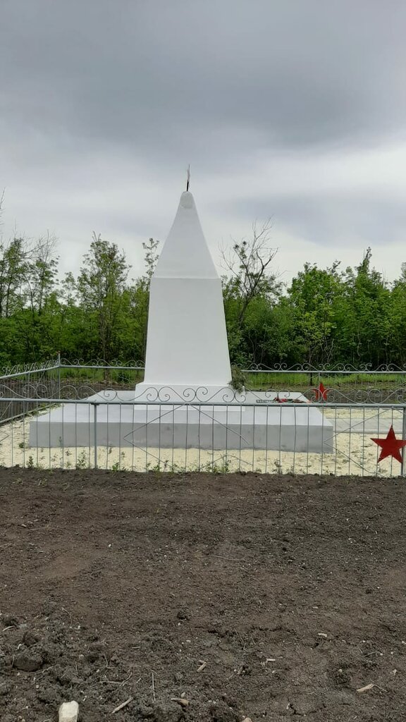 Anıt, heykel Погибшим воинам ВОВ, Rostovskaya oblastı, foto