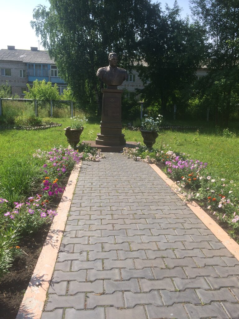 Anıt, heykel Герой Советского Союза генерал армии Василий Филиппович Маргелов, Kungur, foto