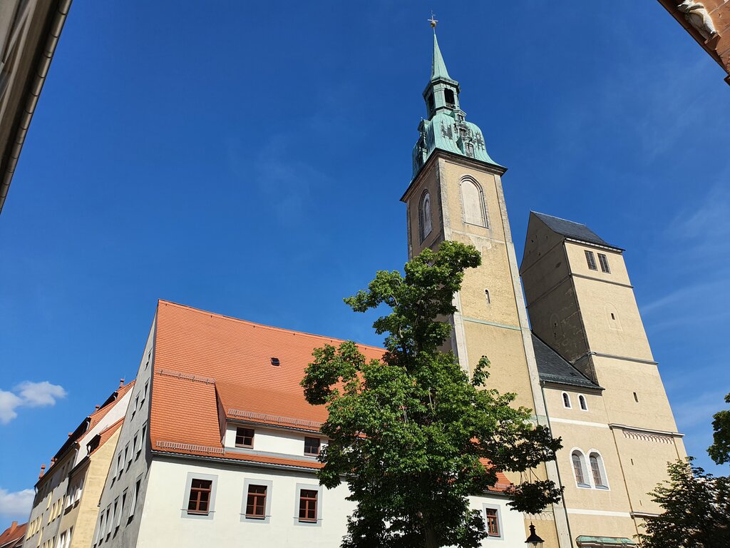 Protestan kilisesi Petrikirche Freiberg, Freiberg, foto