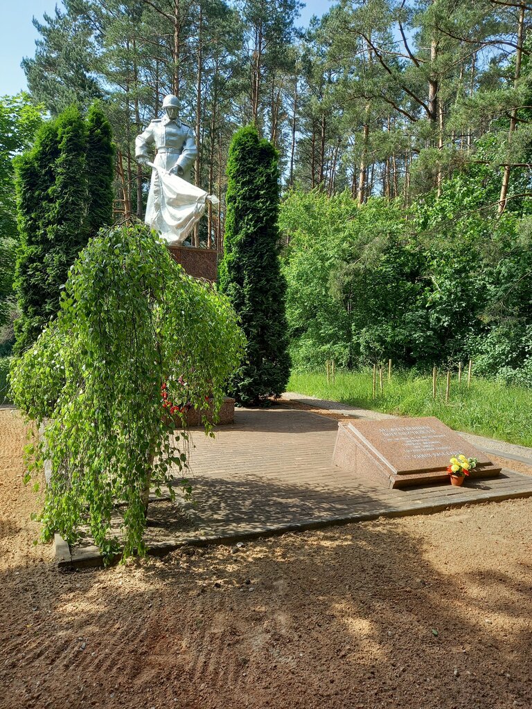 Anıt, heykel Место бывшей пограничной заставы № 4, Grodnenskaya oblastı, foto