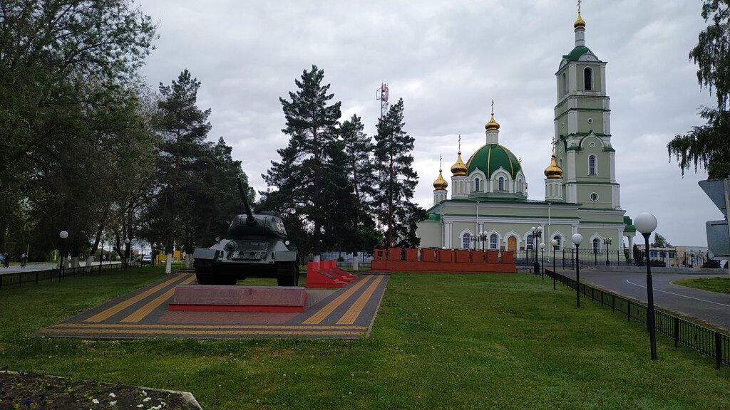 Teknoloji anıtı Танк Тамбовский колхозник, Tambovskaya oblastı, foto