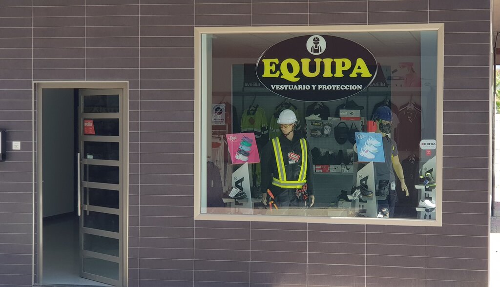 Giyim mağazası Equipa, Vestuario Y Protección, Murcia, foto