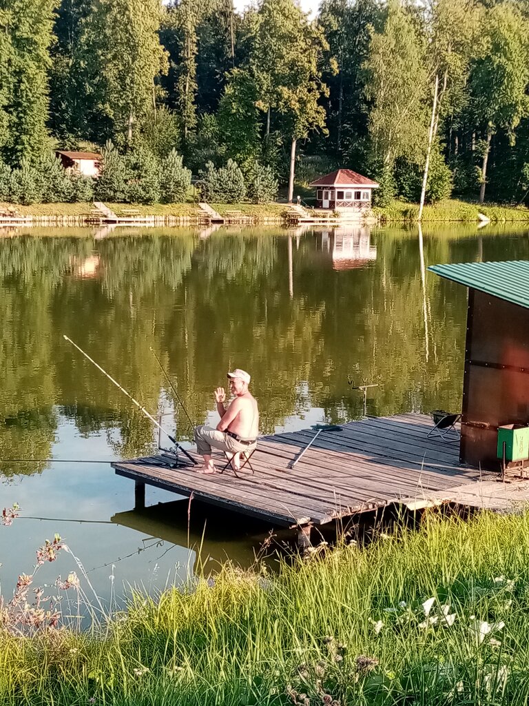 Avcılar ve balıkçılar Рыбалка в Маврино, Moskova, foto