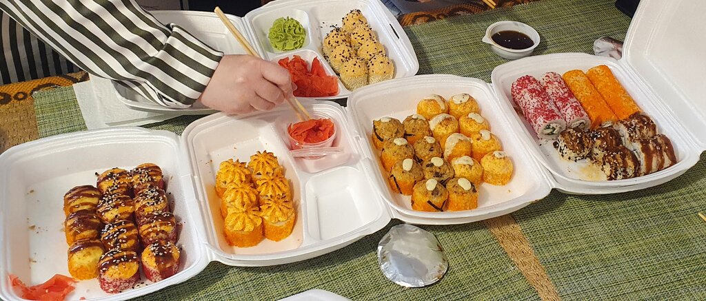 Suşi ve asya ürünleri Sushi Wok, Kondopoga, foto