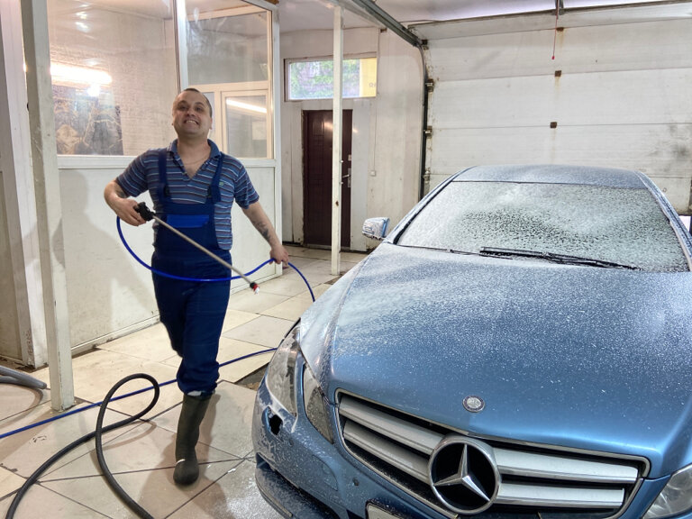 Oto yıkama Автомойка у Димона, Çeliabinsk, foto