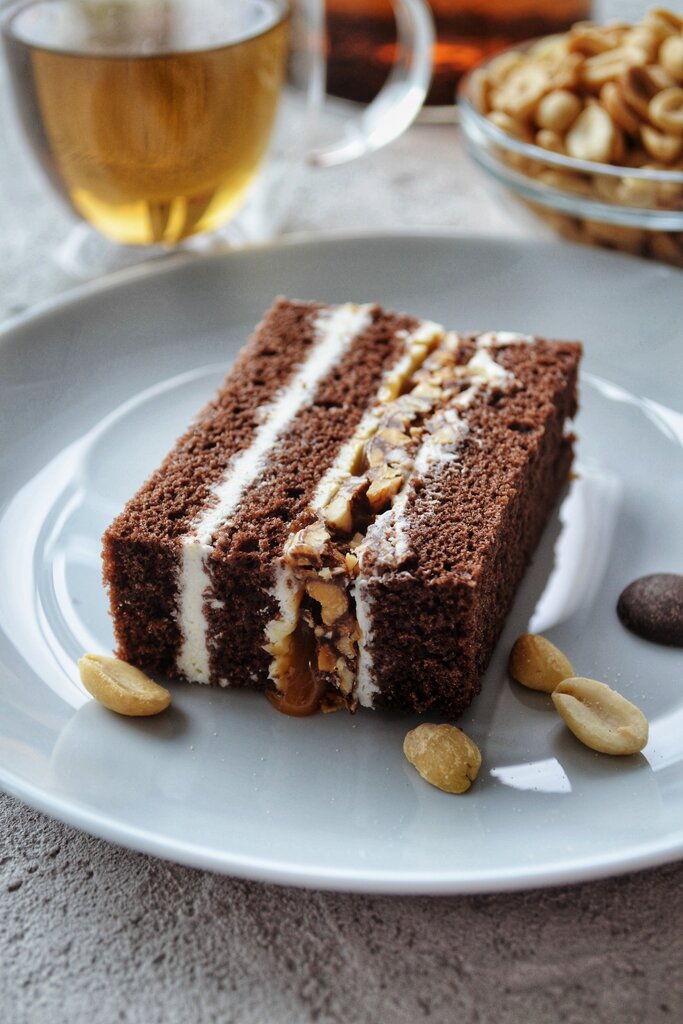 Pasta, şekerleme ve tatlı Romanov Cake, Moskova, foto