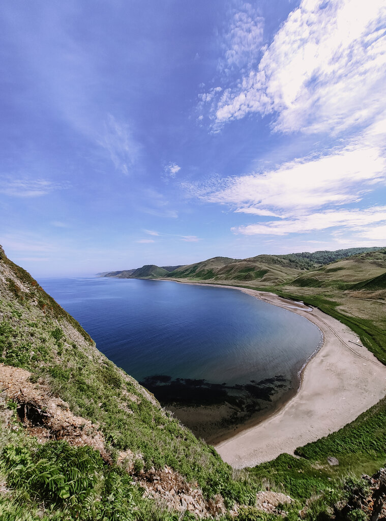 Dağ zirvesi Гора Коврижка, Sahalin Bölgesi, foto