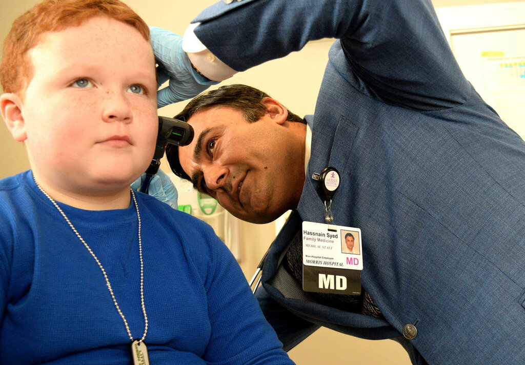 Çocuk poliklinikleri Morris Hospital Ottawa Campus, İllinois, foto