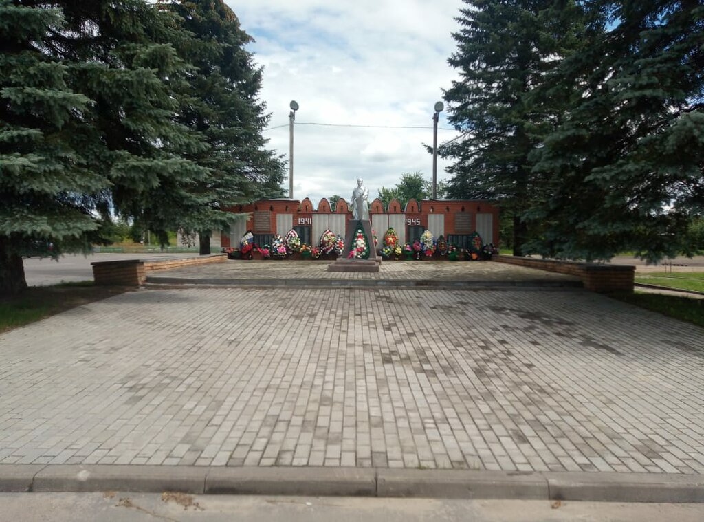 Anıt, heykel Братское воинское захоронение № 22-1, Smolenskaya oblastı, foto