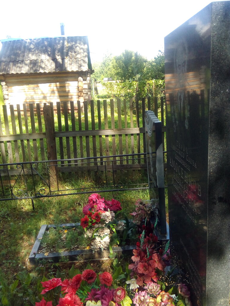 Anıt, heykel Могила Героя Советского Союза Александра Максимовича Амосенкова, Smolenskaya oblastı, foto