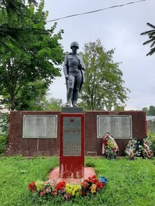 Обелиск (Vologda Region, Cherepovetskiy rayon, Nelazskoye selskoye poseleniye, posyolok Andogskiy, ulitsa Karla Marksa), anıt, heykel  Vologodskaya oblastından