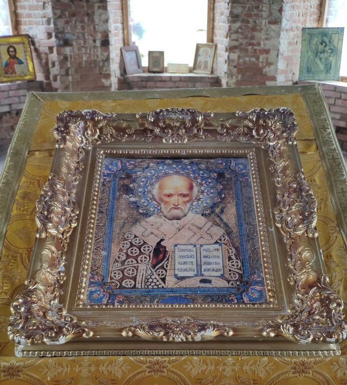 Ortodoks kiliseleri Church Nikolaya Chudotvortsa V Laptevo, Tulskaya oblastı, foto