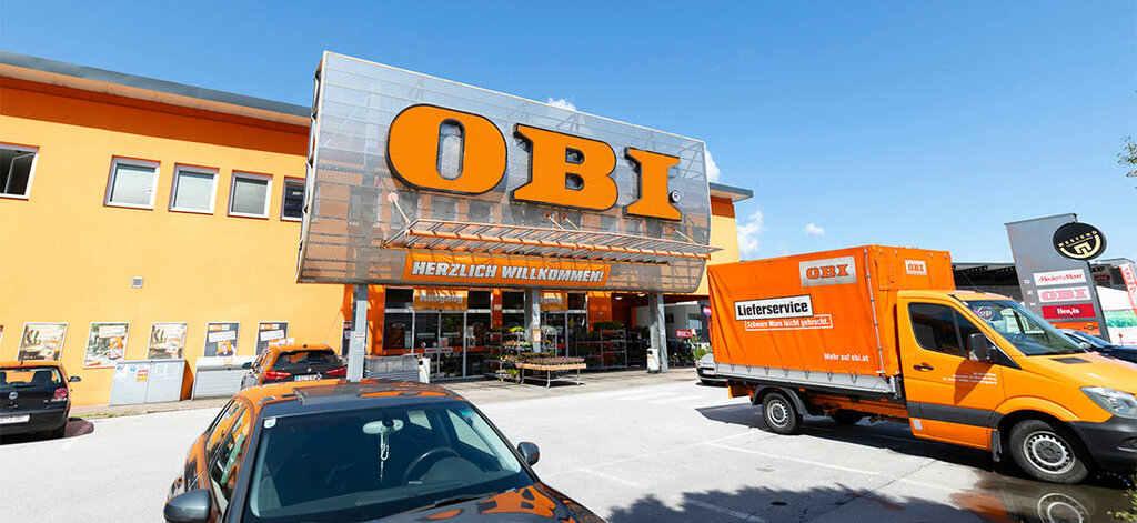 Hobi, elişi için ürünler OBI Holzzuschnitt-Service im Markt Wörgl, Tirol, foto