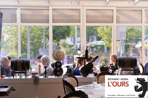 Hôtel-Restaurant de l'Ours (Rue du Bugnon No:2, Lausanne), pizzacılar  Lozan'dan