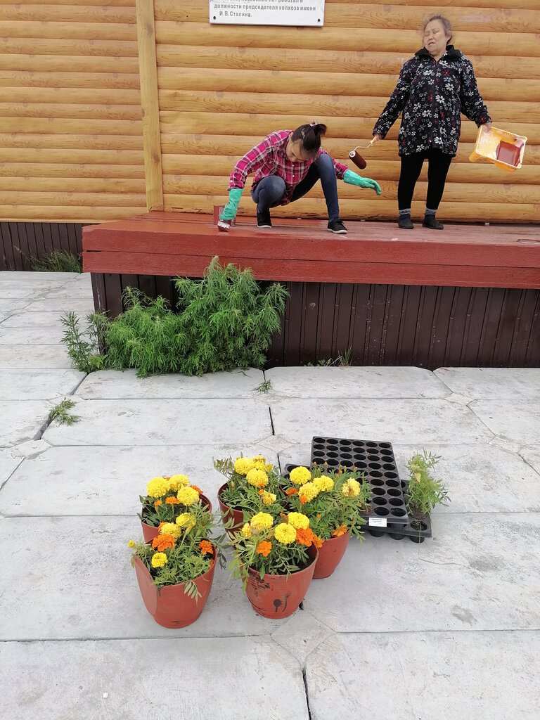 Kültür ocakları Сюнайсалинский дом культуры, Yamal‑Nenets Özerk Bölgesi, foto