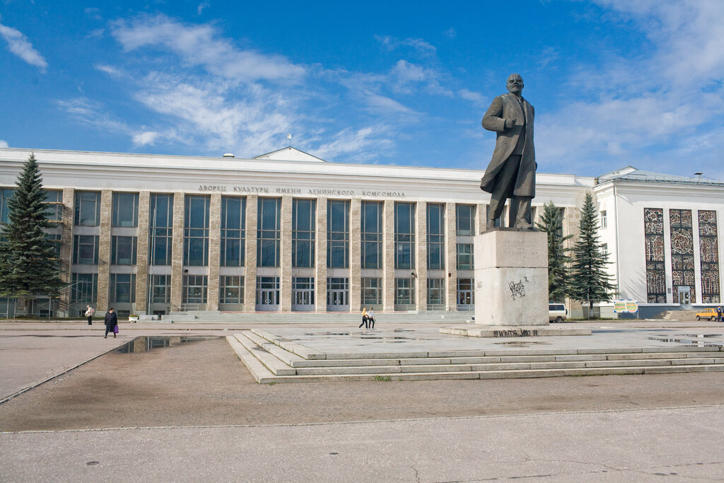 Anıt, heykel В. И. Ленин, Severodvinsk, foto