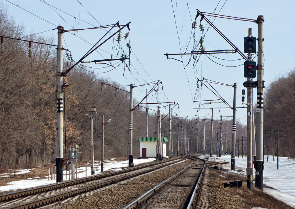 Tren istasyonu станция 172 км, Poltava Bölgesi, foto