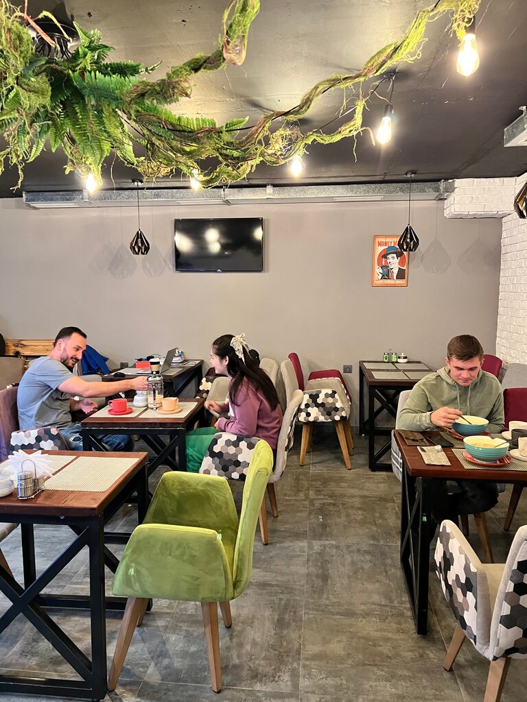 Kahve dükkanları Peppy Joe, Almatı, foto