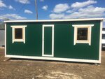 Магазин эко-бытовок (Malaya Letovskaya ulitsa No:1/1, derevnya Letovo), prefabrik binalar  Moskova'dan
