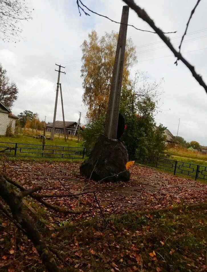 Anıt, heykel Воинам, павшим в Великой Отечественной войне, Pskovskaya oblastı, foto